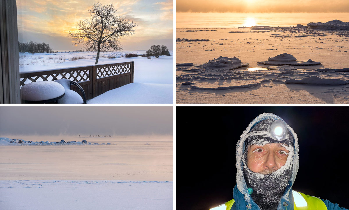 Embracing the winter › Way up north