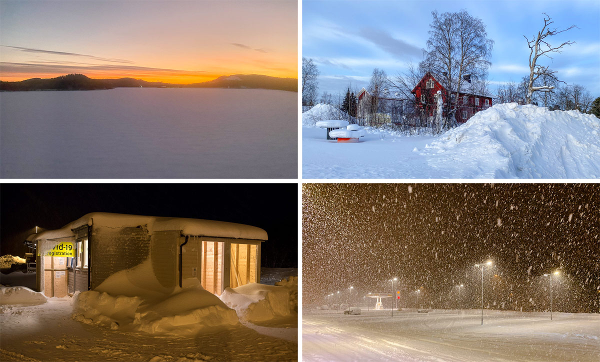 A winter journey from home to work › Way up north