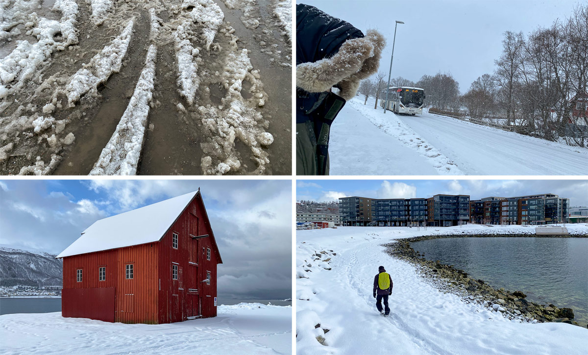 Mai snow in Tromsø › Way up north