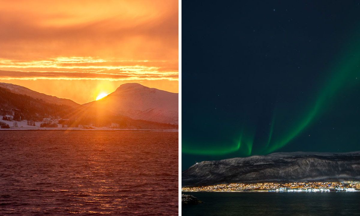 The last sun in Tromsø 2023? › Way up north