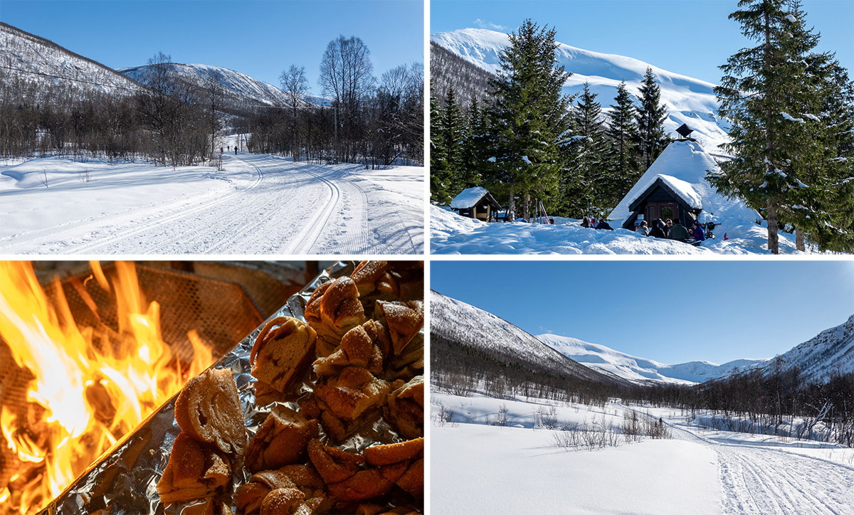 Gutta på skauen › Way up north